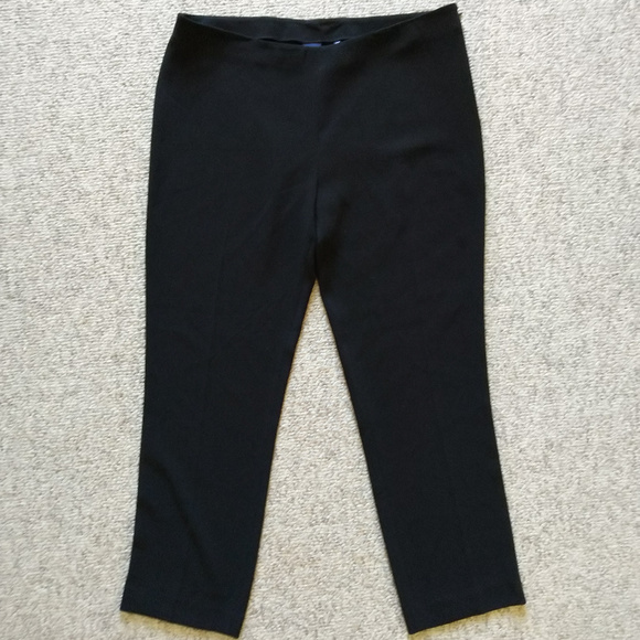 Aspesi | Pants & Jumpsuits | Smooth Fit Black Ankle Pants Made In Italy ...